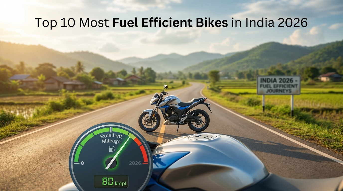Top 10 Fuel Efficient Bikes in India 2026 - SellBikes